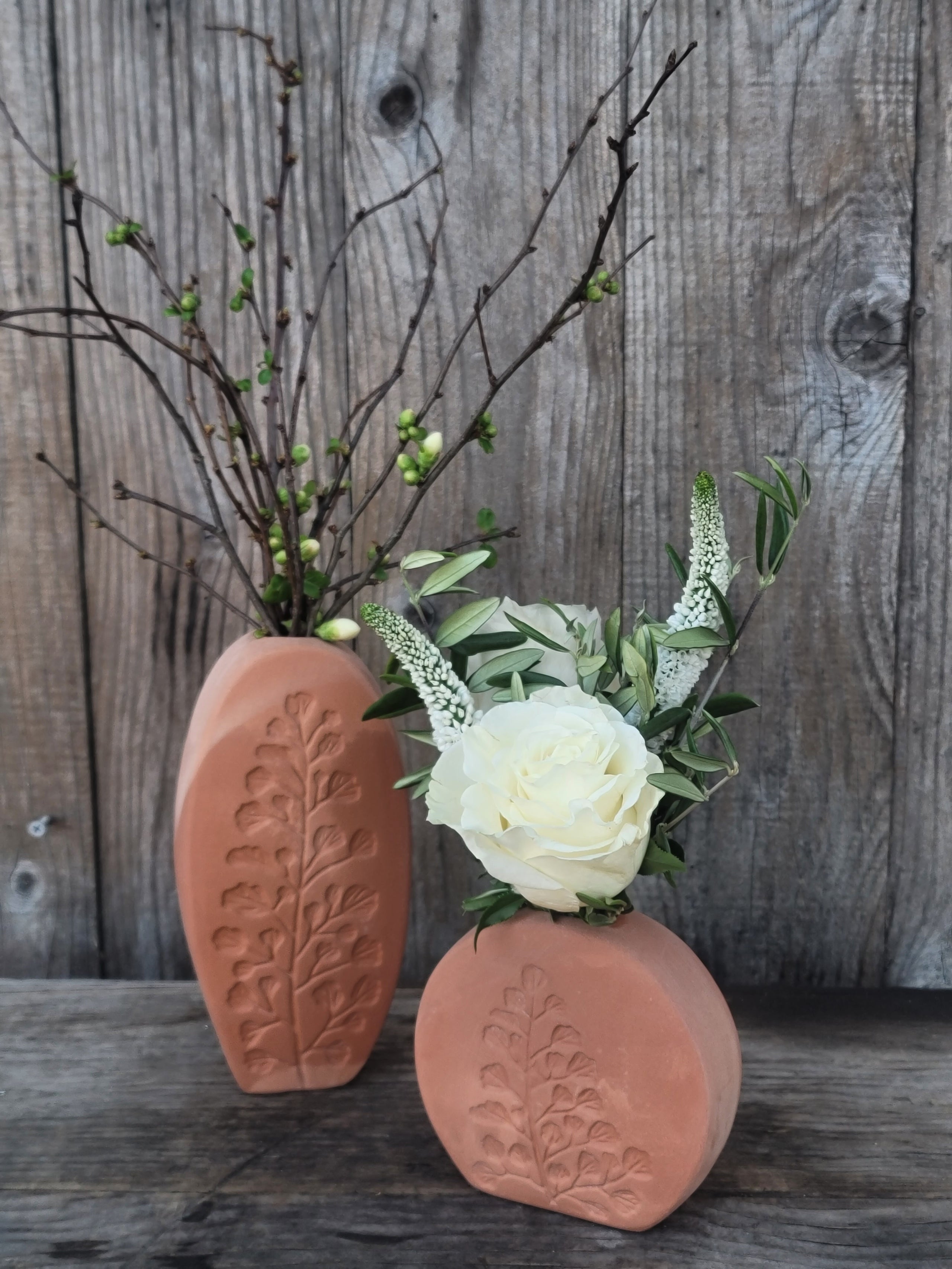Item of the Week: Terra Cotta Bud Vase Set | Dragonfly Farm Stand